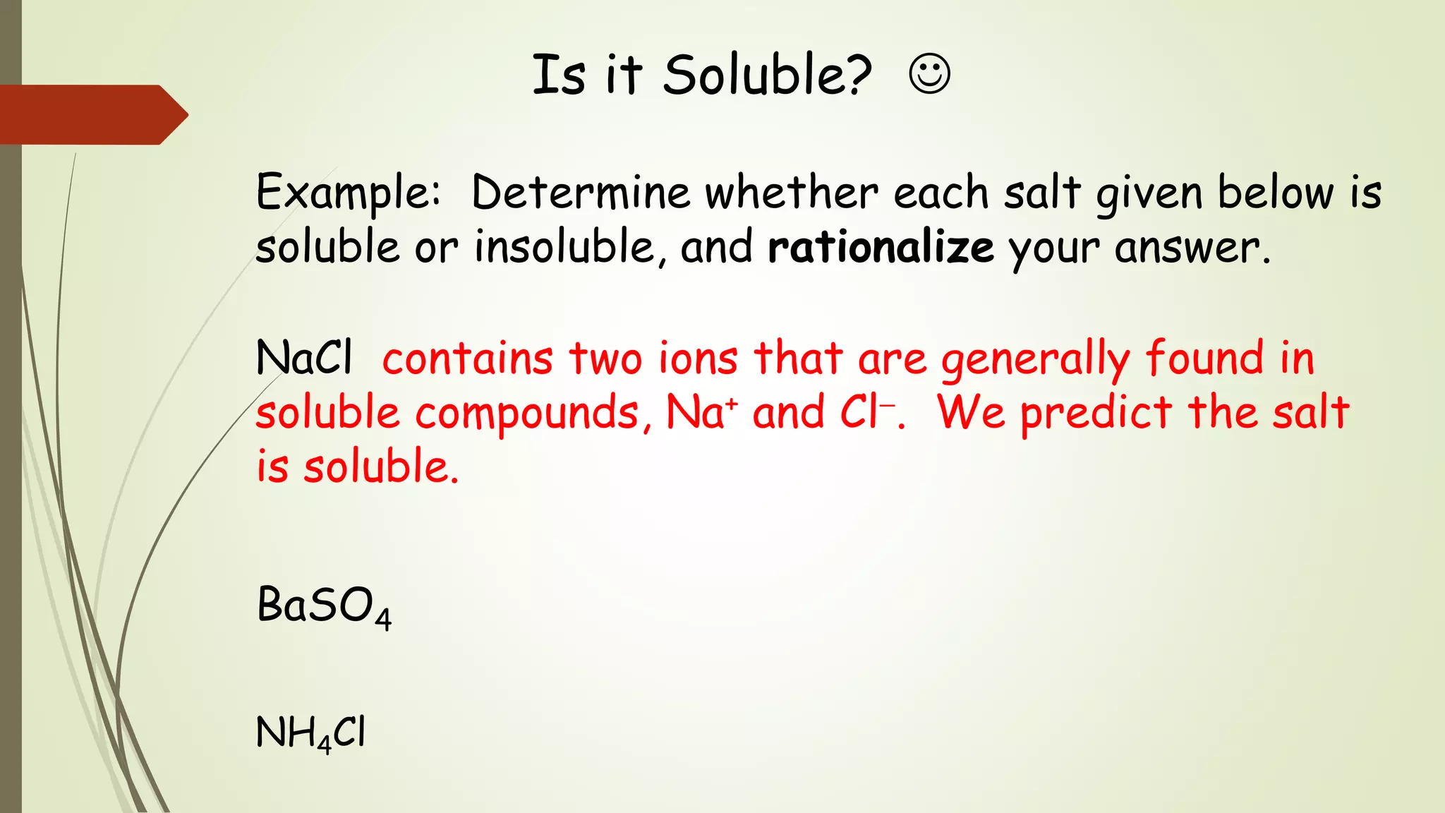 Solubility | PPTX