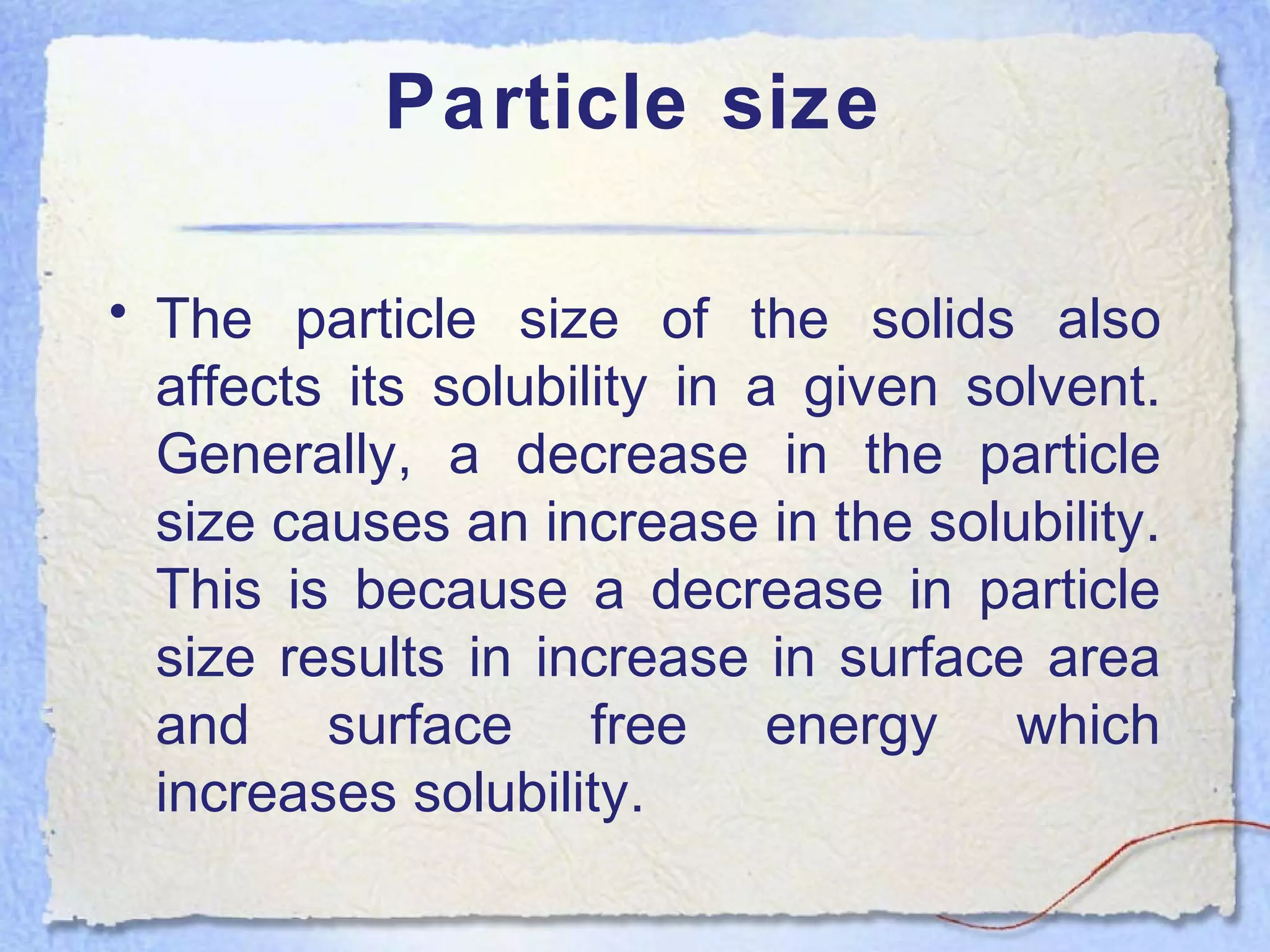 Solubility | PPT