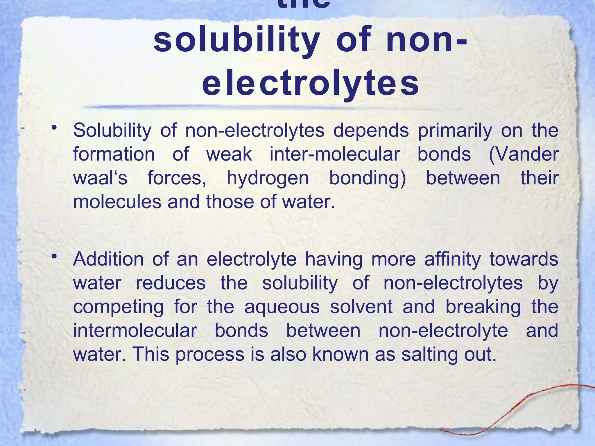 Solubility | PPT | Chemistry | Science