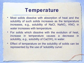 Solubility | PPT