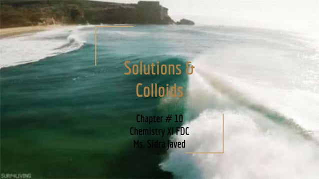 Solubility Pptx Chemistry Science
