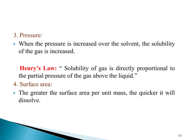 Solubility | PPTX | Chemistry | Science