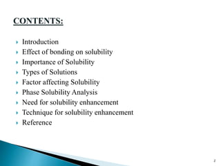 Solubility | PPTX