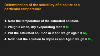 Solubility.pptx | Chemistry | Science