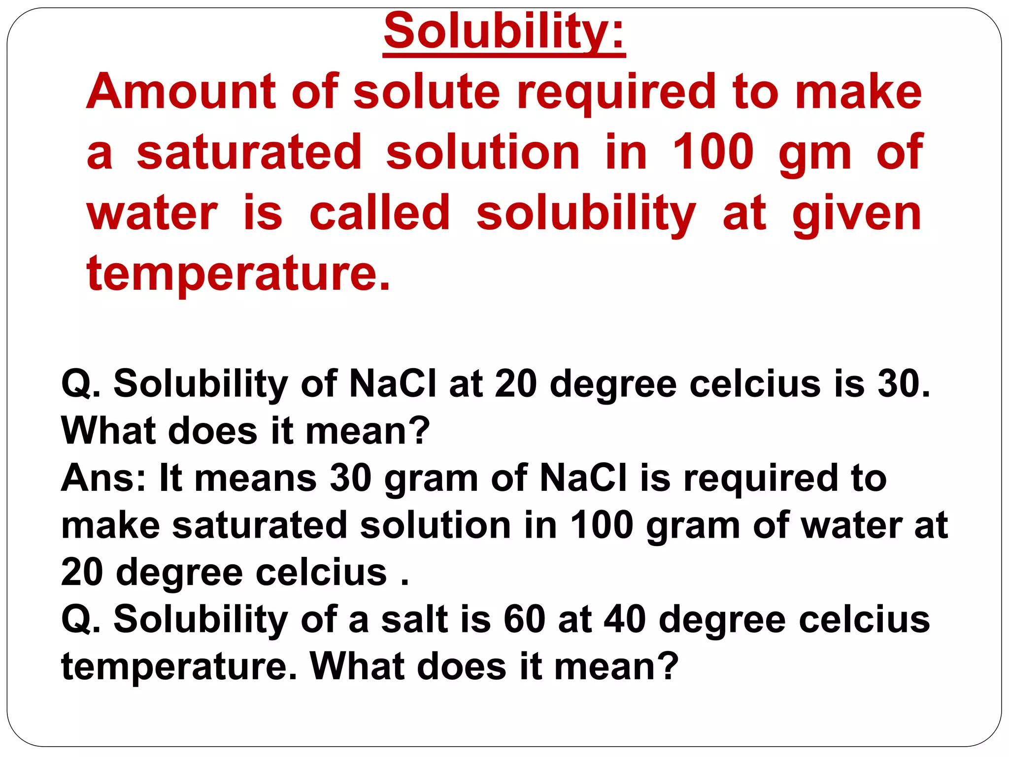 Solubility.pptx | Chemistry | Science