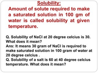 Solubility.pptx | Chemistry | Science