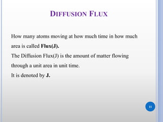 Solubility 4 diffusion principles in biological systems. Diffusion Flux ...