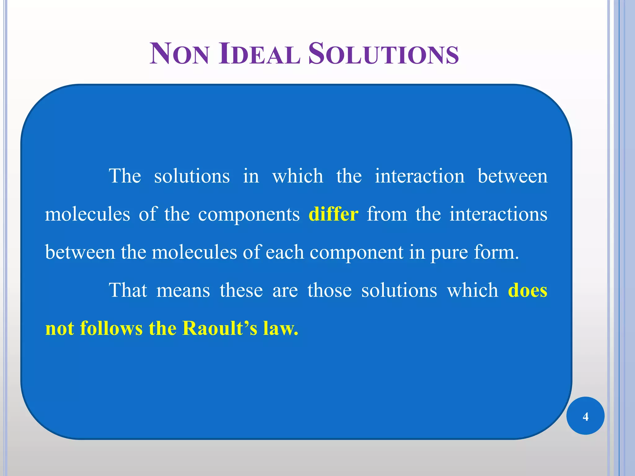 Solubility 7 Ideal & Non Ideal solutions | PPT
