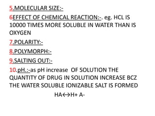 Solubility.seminar | PPTX