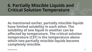 SOLUBILITY in pharmacy students engineering | PPT