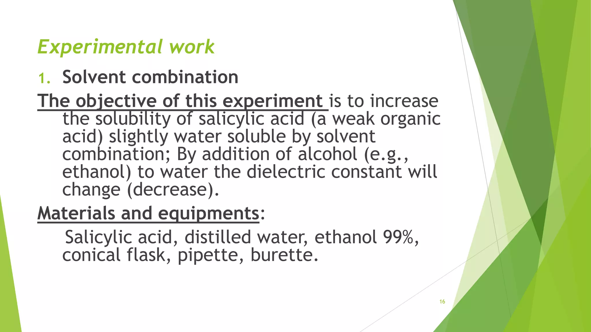 Solubility 1 physical pharmacy Lab | PPT