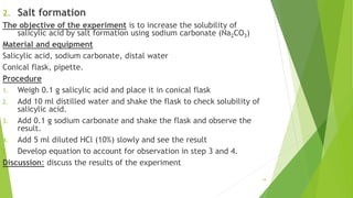 Solubility 1 physical pharmacy Lab | PPT