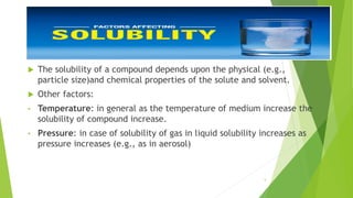Solubility 1 physical pharmacy Lab | PPT