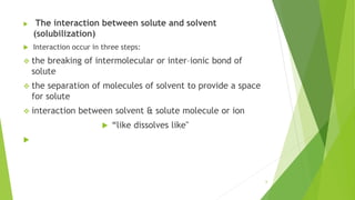 Solubility 1 physical pharmacy Lab | PPT