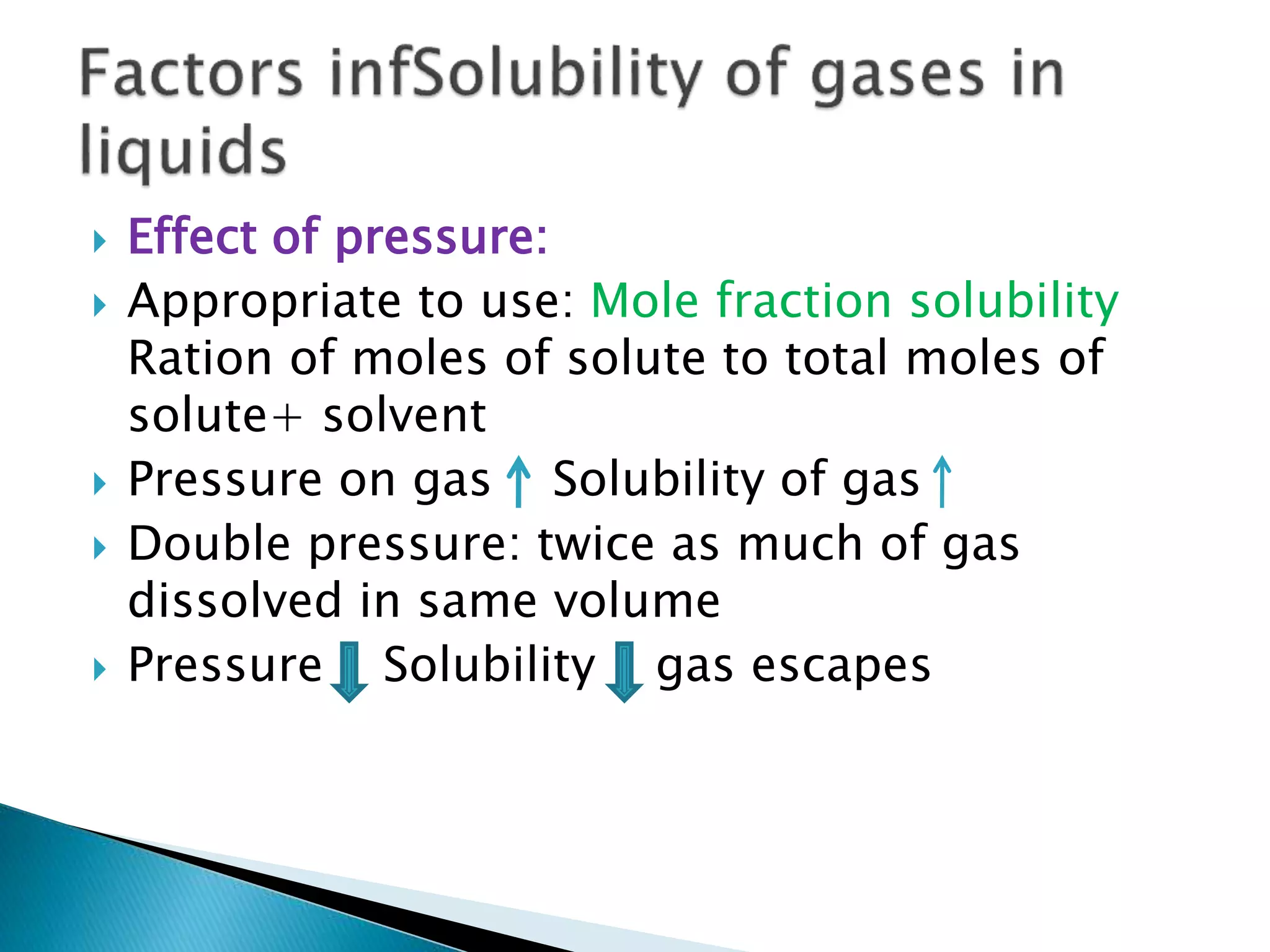 Solubility and distribution phenomena | PPTX