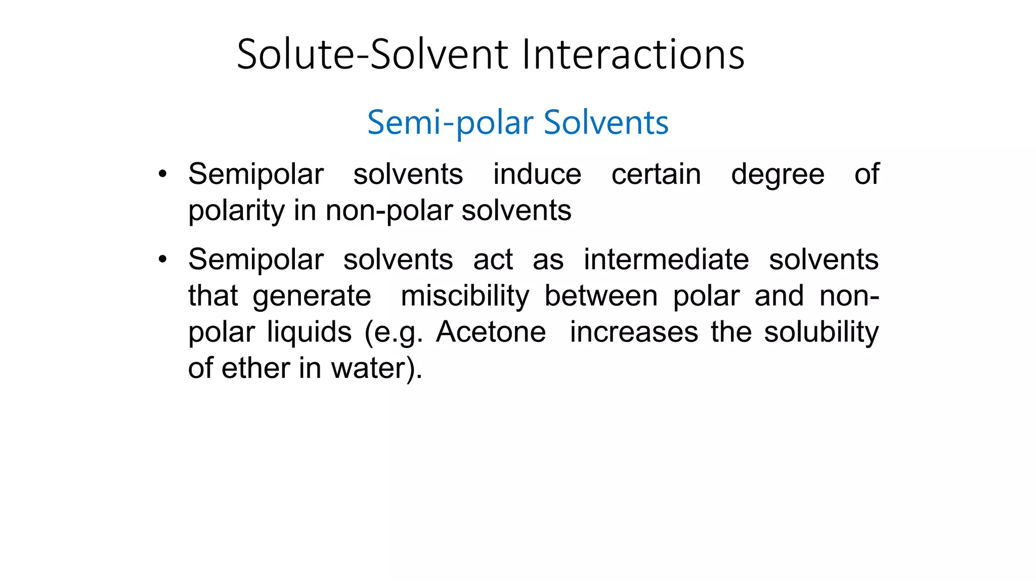 Solubility and Distribution | PDF