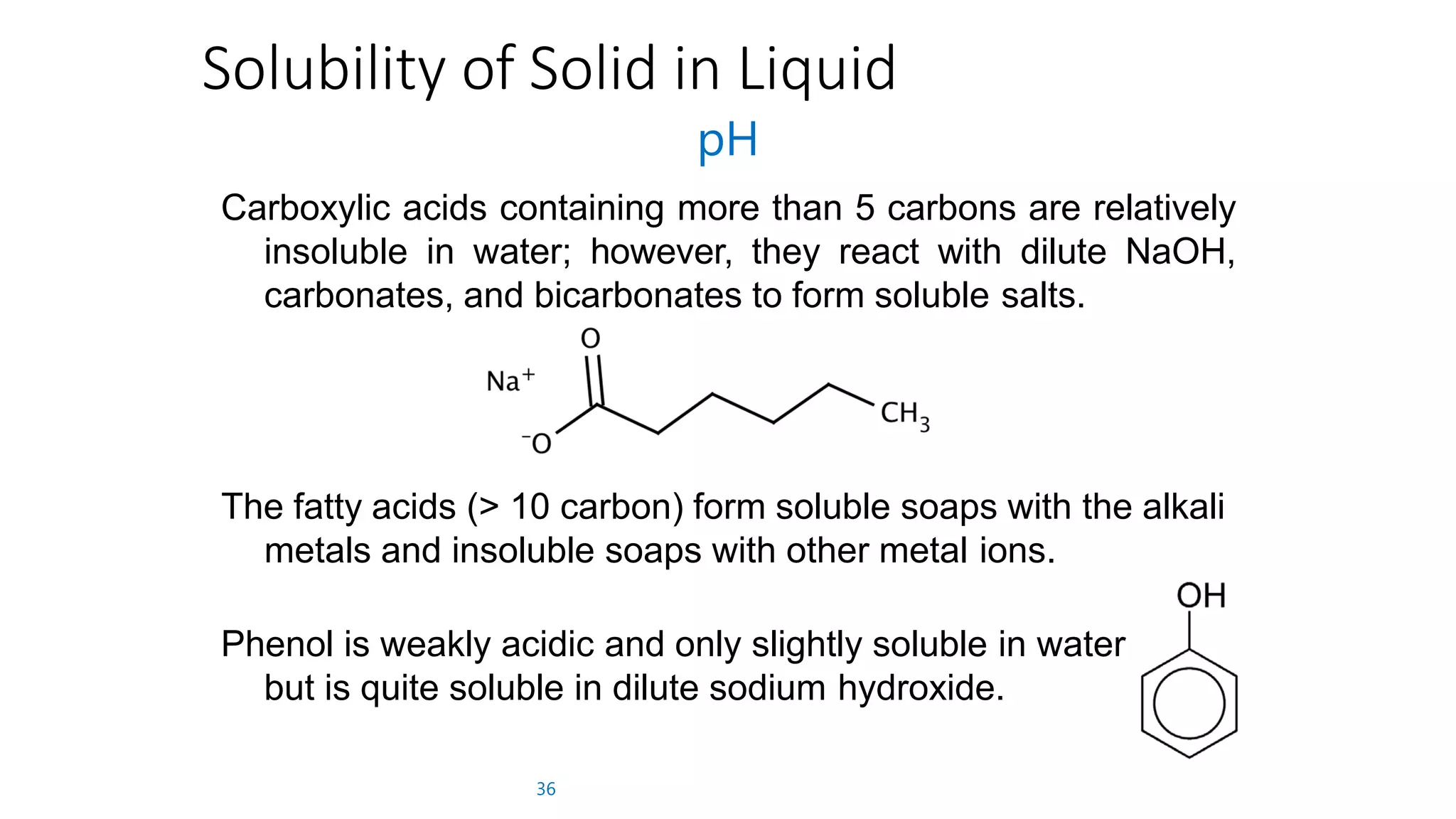 Solubility and Distribution | PDF