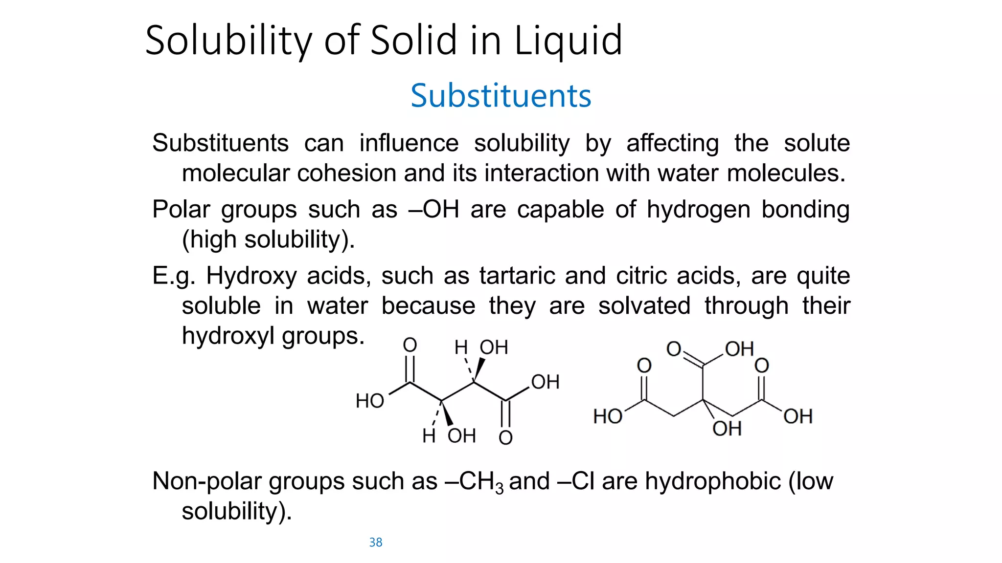 Solubility and Distribution | PDF