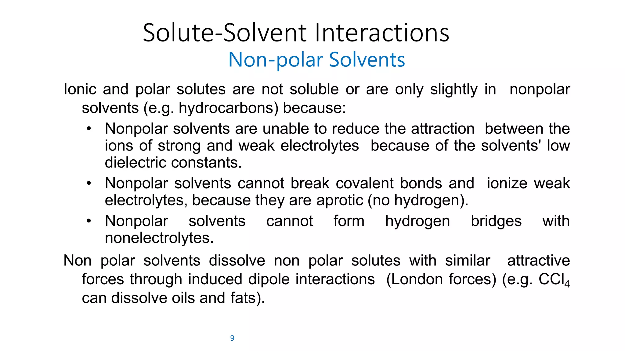 Solubility and Distribution | PDF