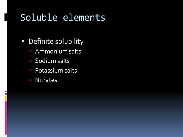 Solubility And Equations | PPT