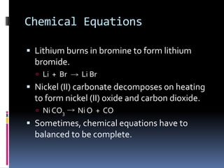 Solubility And Equations | PPT
