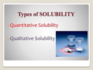 Solubility and its determination | PPTX