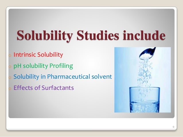 Solubility and its determination