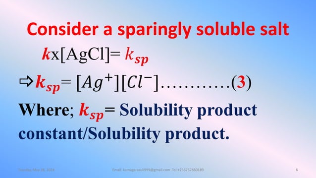 SOLUBILITY, AND SOLUBILITY PRODUCTS.pptx
