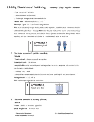 Solubility,dissolution and partitioning 11th April 2020 | PDF