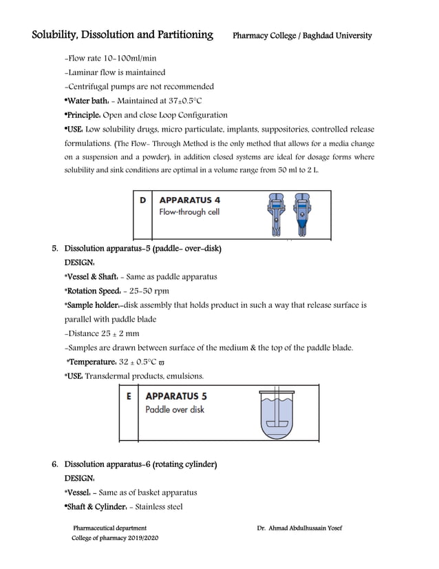 Solubility,dissolution and partitioning 11th April 2020 | PDF | Chemistry | Science