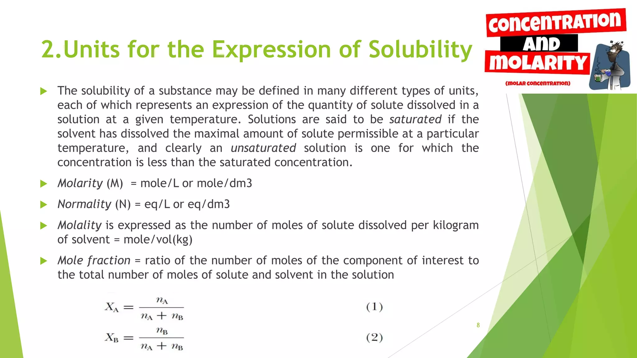 Solubility Concept 11 4 2020 | PDF