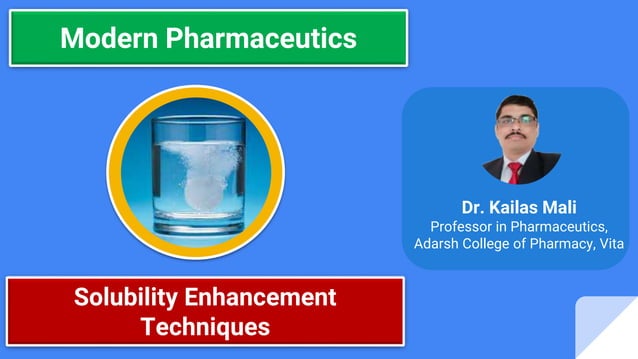 Solubility Enhancement | PPTX | Chemistry | Science