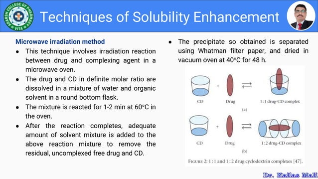 Solubility Enhancement | PPTX | Chemistry | Science