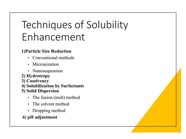 solubility enhancement pharmaceutics 1 sem | PPTX