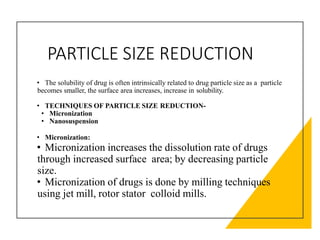 solubility enhancement pharmaceutics 1 sem | PPTX