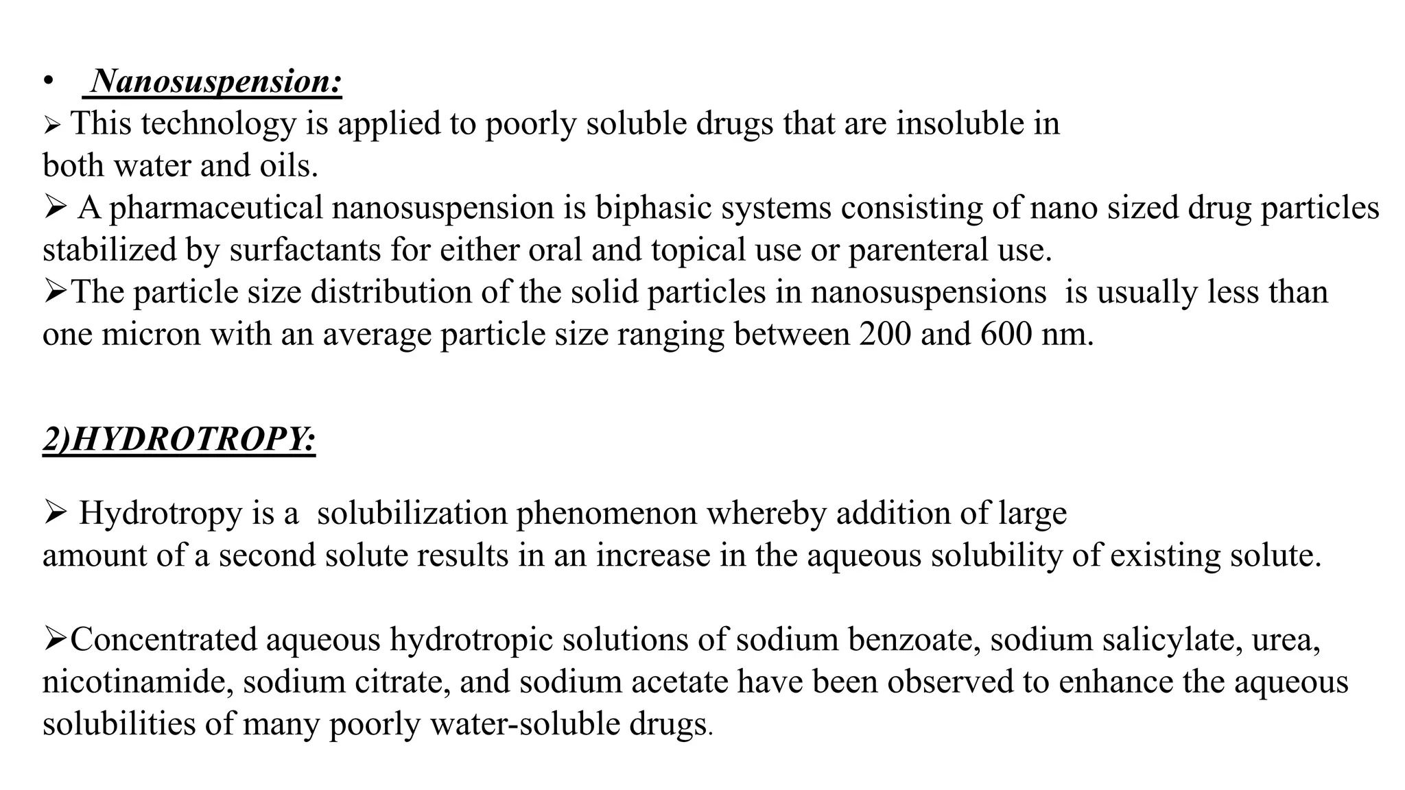 Solubility enhancement technique | PPT