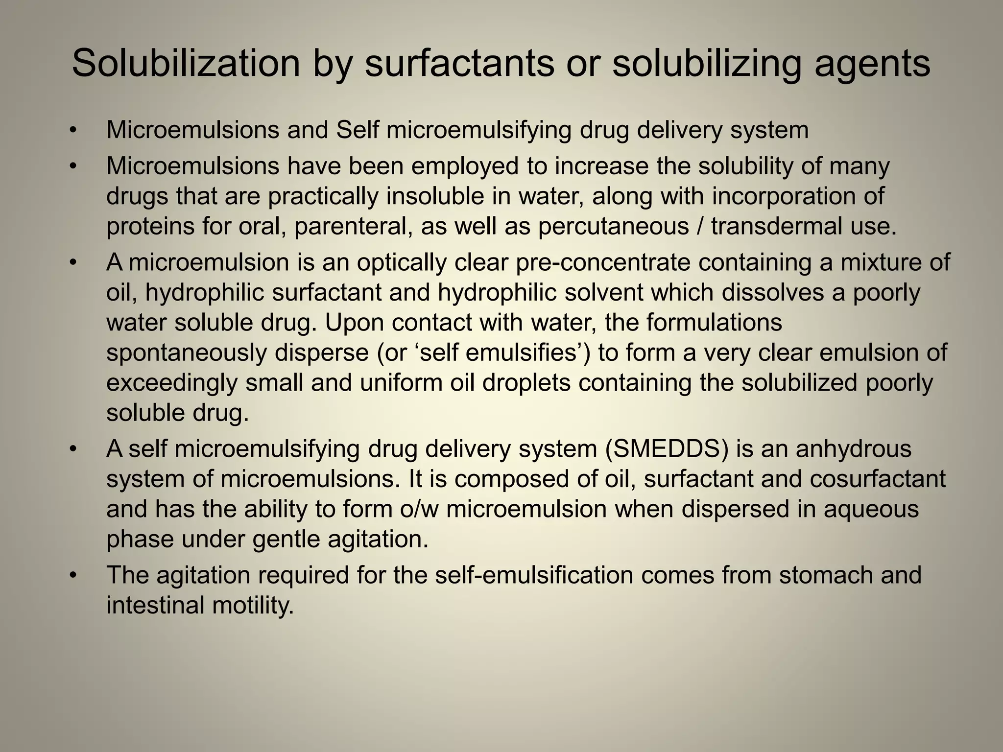 Solubility enhancement techniques | PPTX