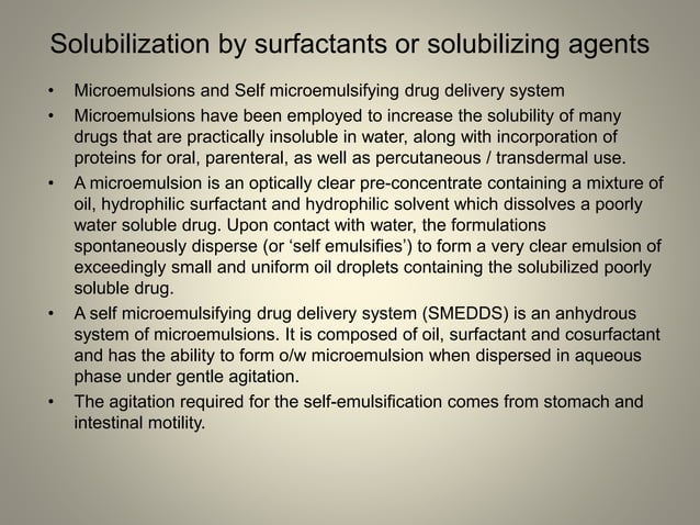 Solubility enhancement techniques | PPTX