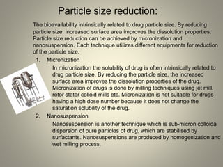 Solubility enhancement techniques | PPTX