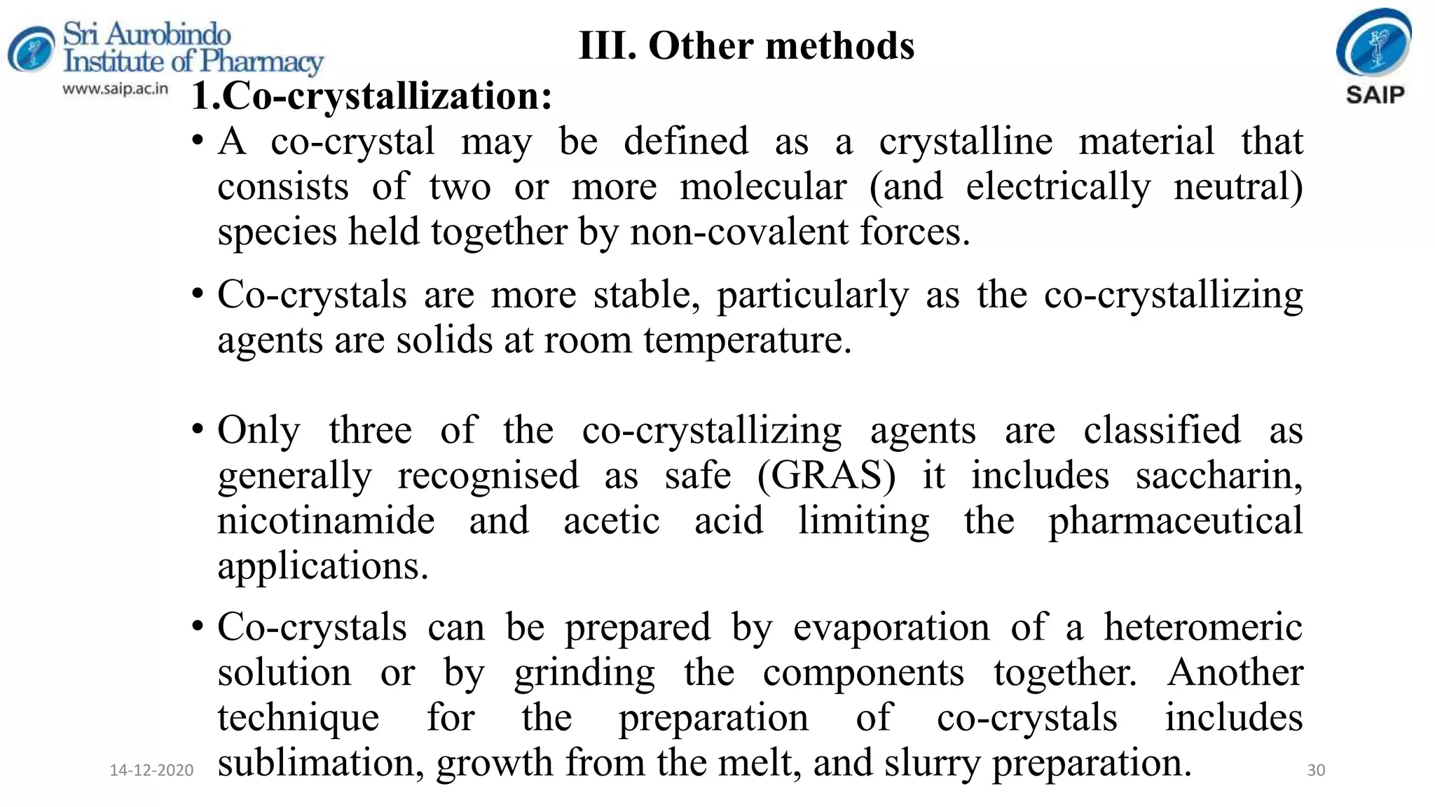 Solubility enhancement techniques | PPTX