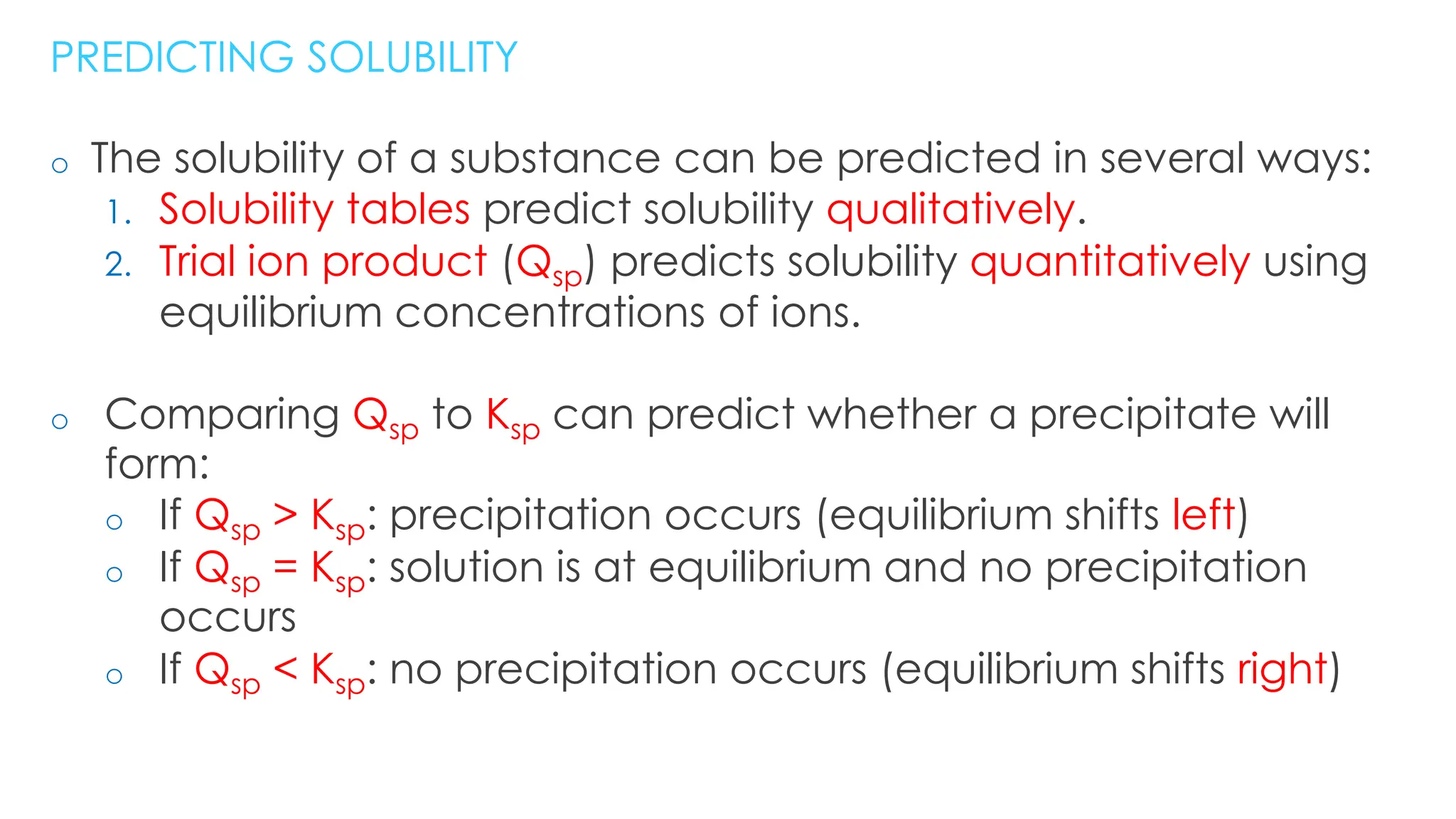Solubility and Solubility Product Constant | PDF