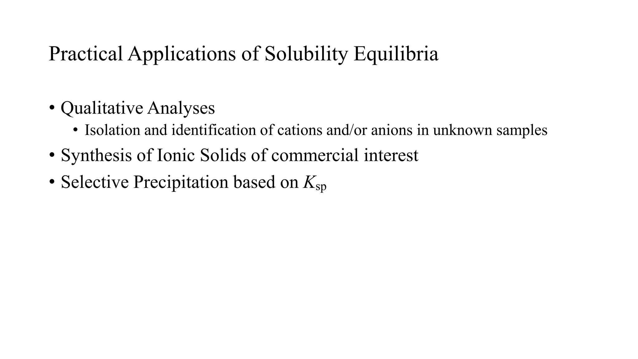 Solubility and Solubility Product Constant | PDF