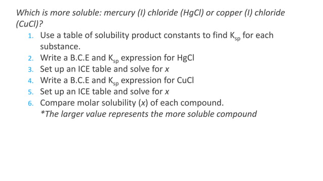 Solubility and Solubility Product Constant | PDF