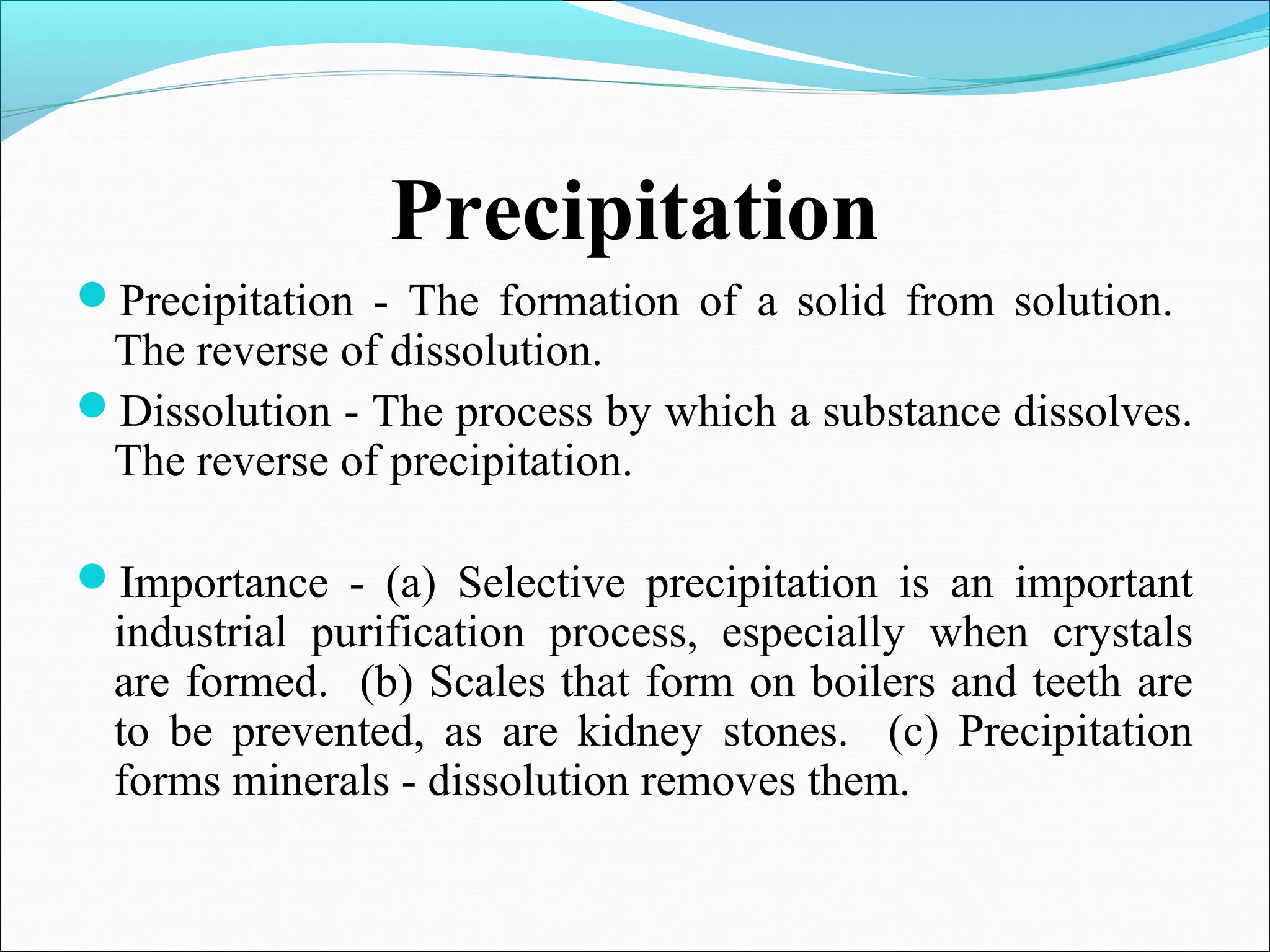 Solubility equilibria | PPT