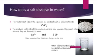 Solubility intro | PPTX | Chemistry | Science