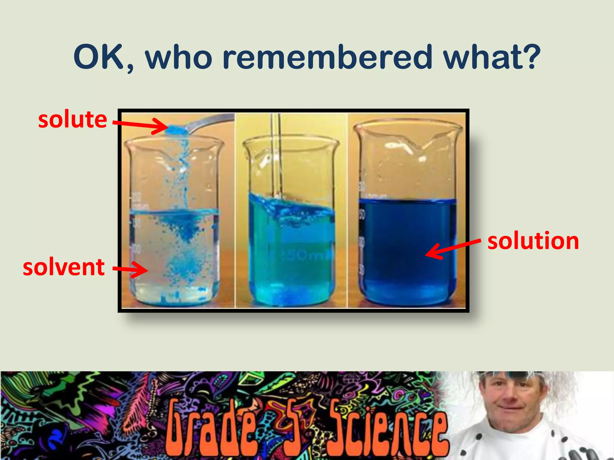 Solubility investigation | PPTX | Chemistry | Science