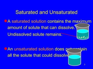 Solubility for 3rd bilingual | PPT