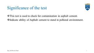 Solubility of bituminous materials | PDF
