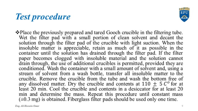 Solubility of bituminous materials | PDF