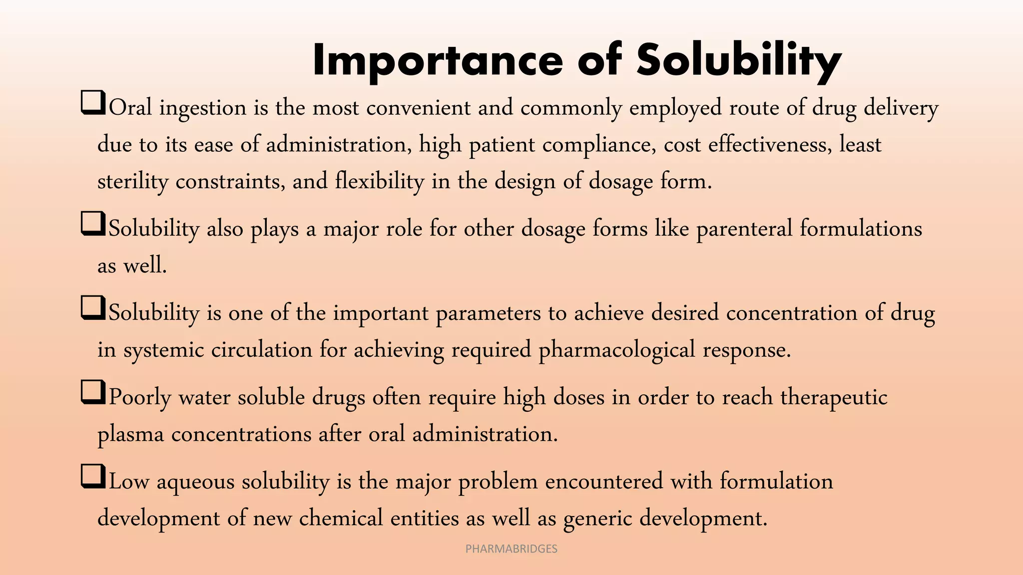 Solubility of drugs | PPTX